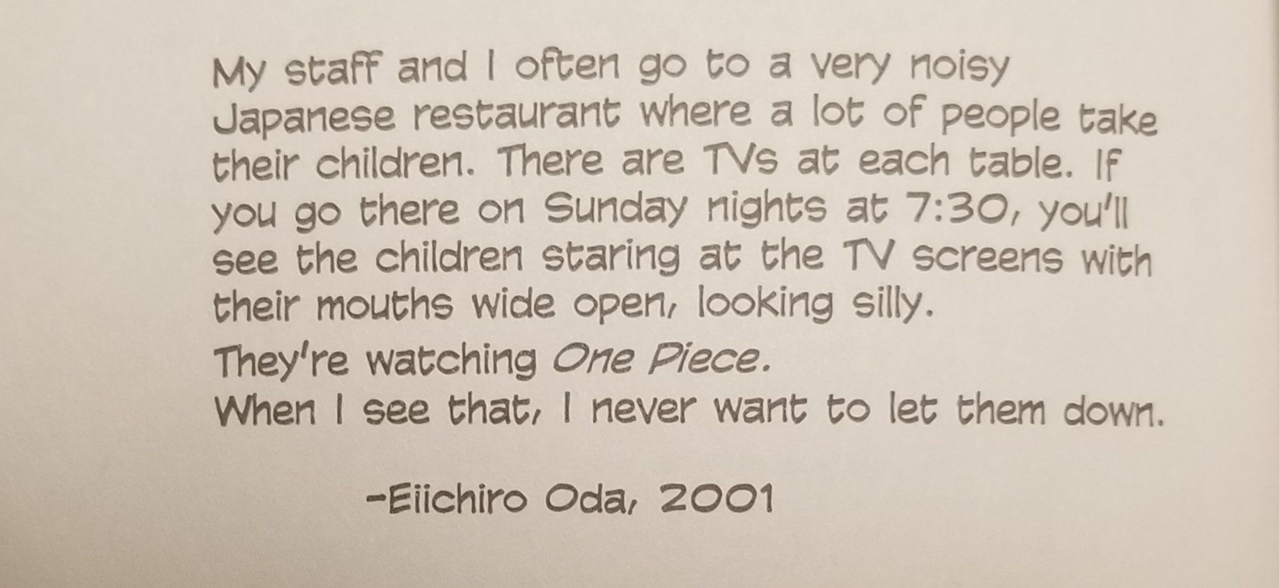 Discover more like OnePiece: Oda message from vol 17 and Related ...