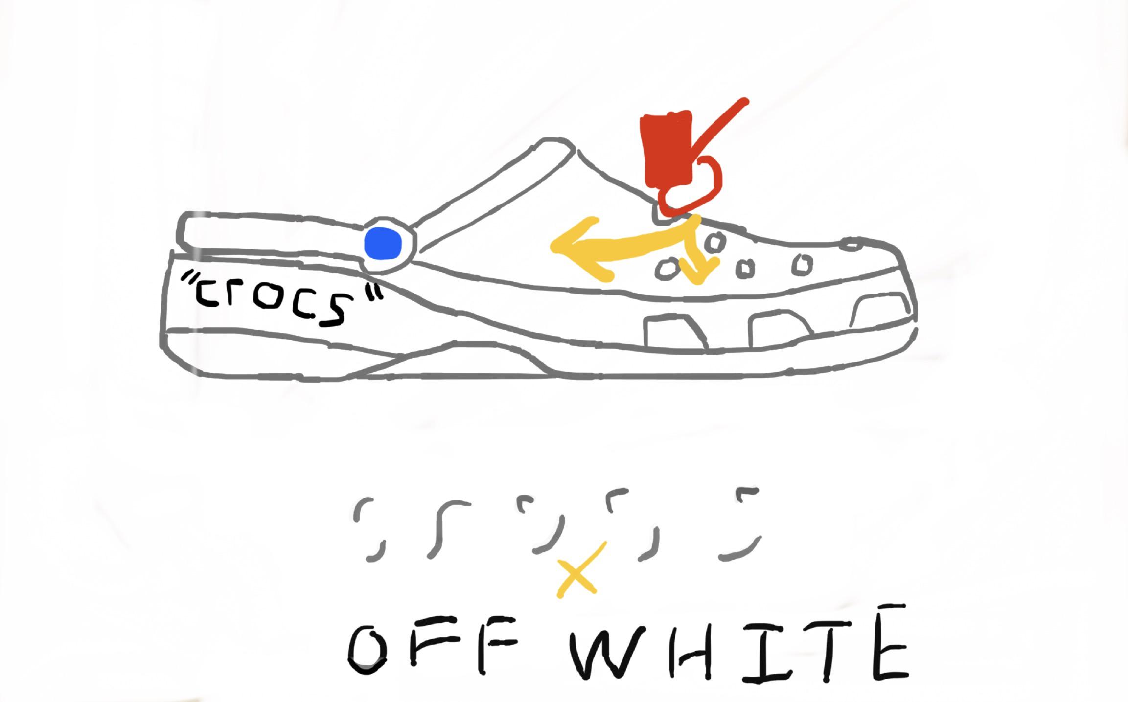 Off-white Crocs | Scrolller