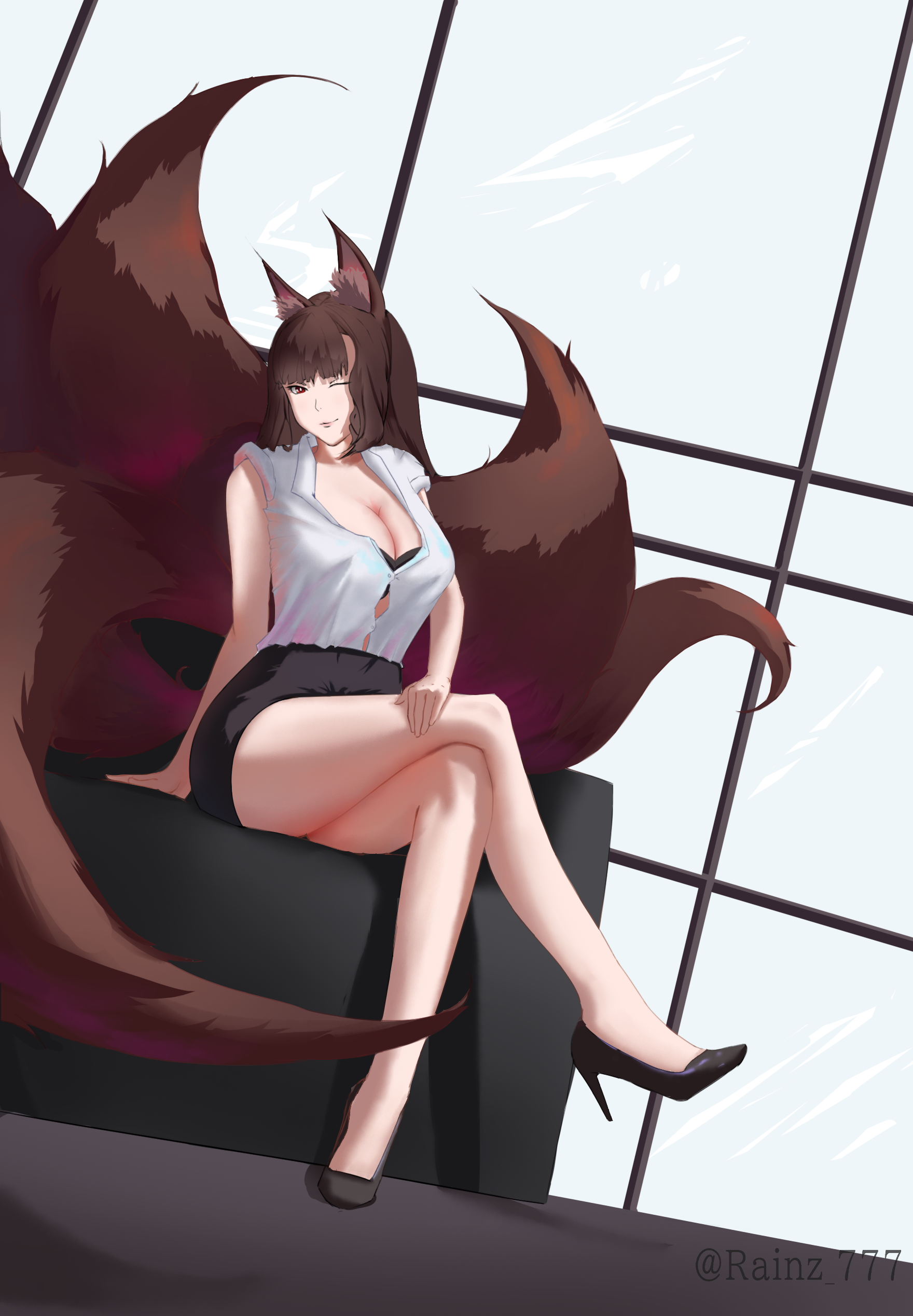 Office Lady Akagi [OC] | Scrolller