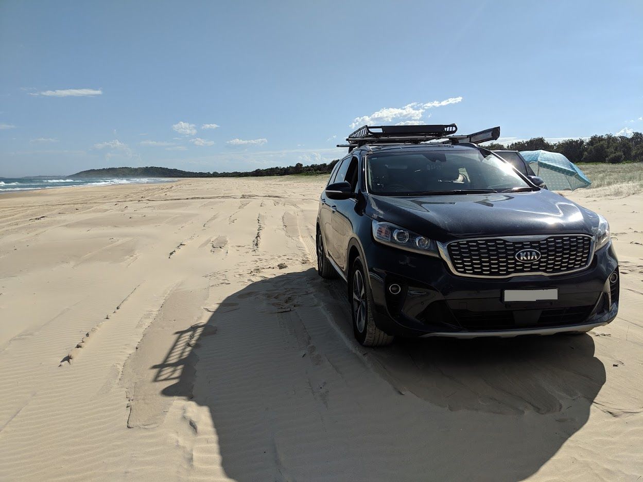 Offroad in the Sorento - driving on the beach/sand | Scrolller