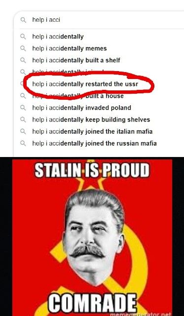 Oh no, comrade | Scrolller