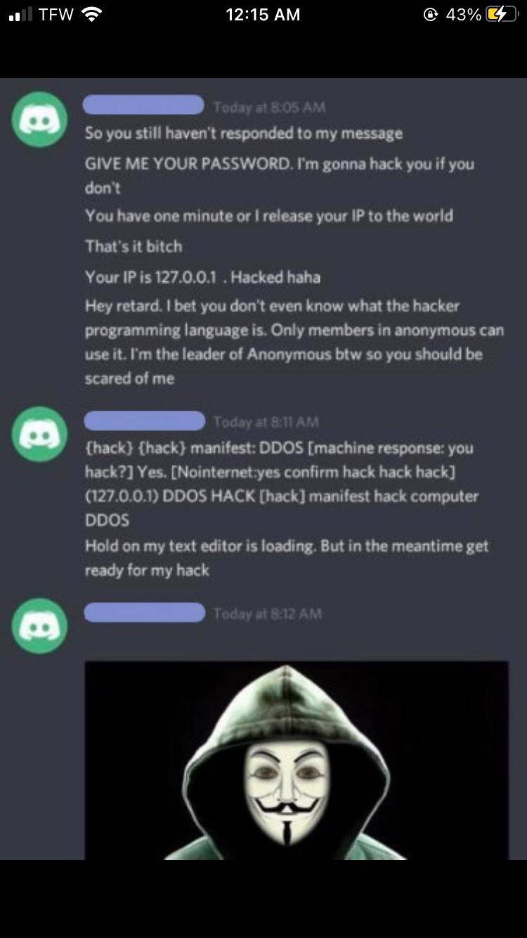 Oh no I’m being hacked! | Scrolller