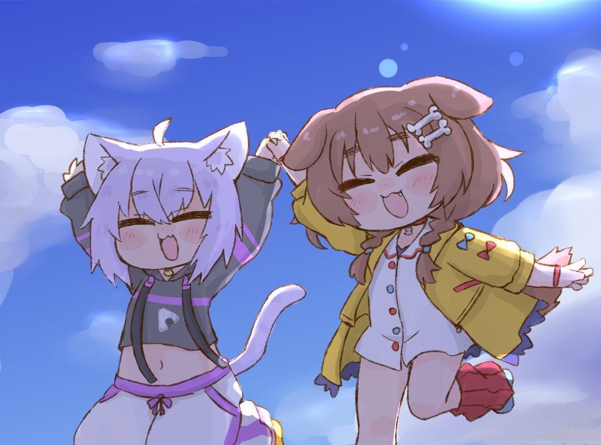 Okayu x Korone | Scrolller