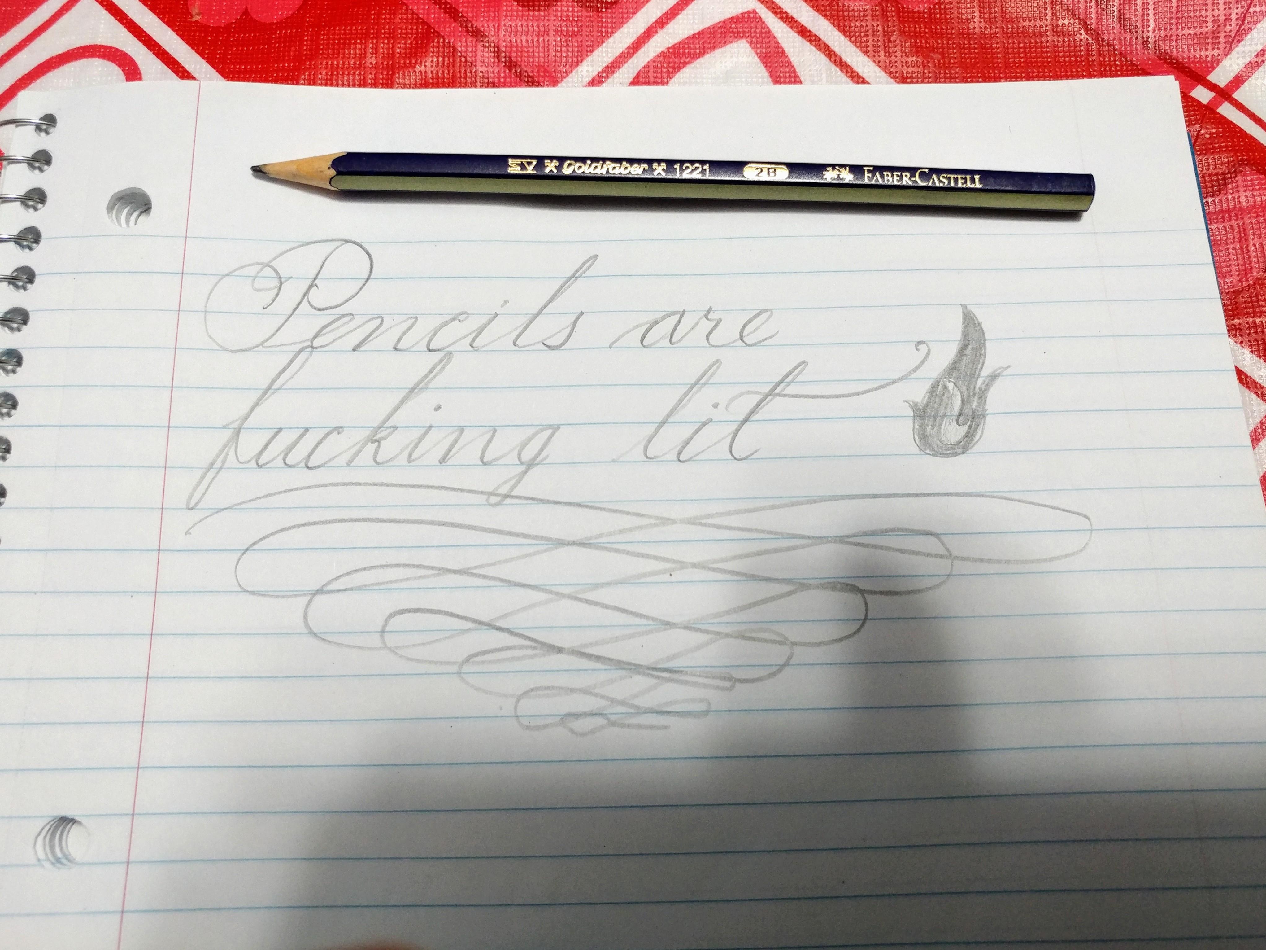 Ol' reliable 2B pencil | Scrolller