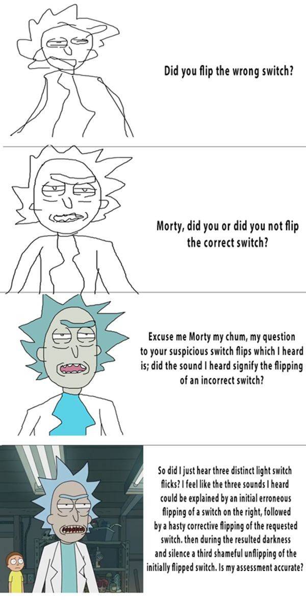 Omniscient rick | Scrolller