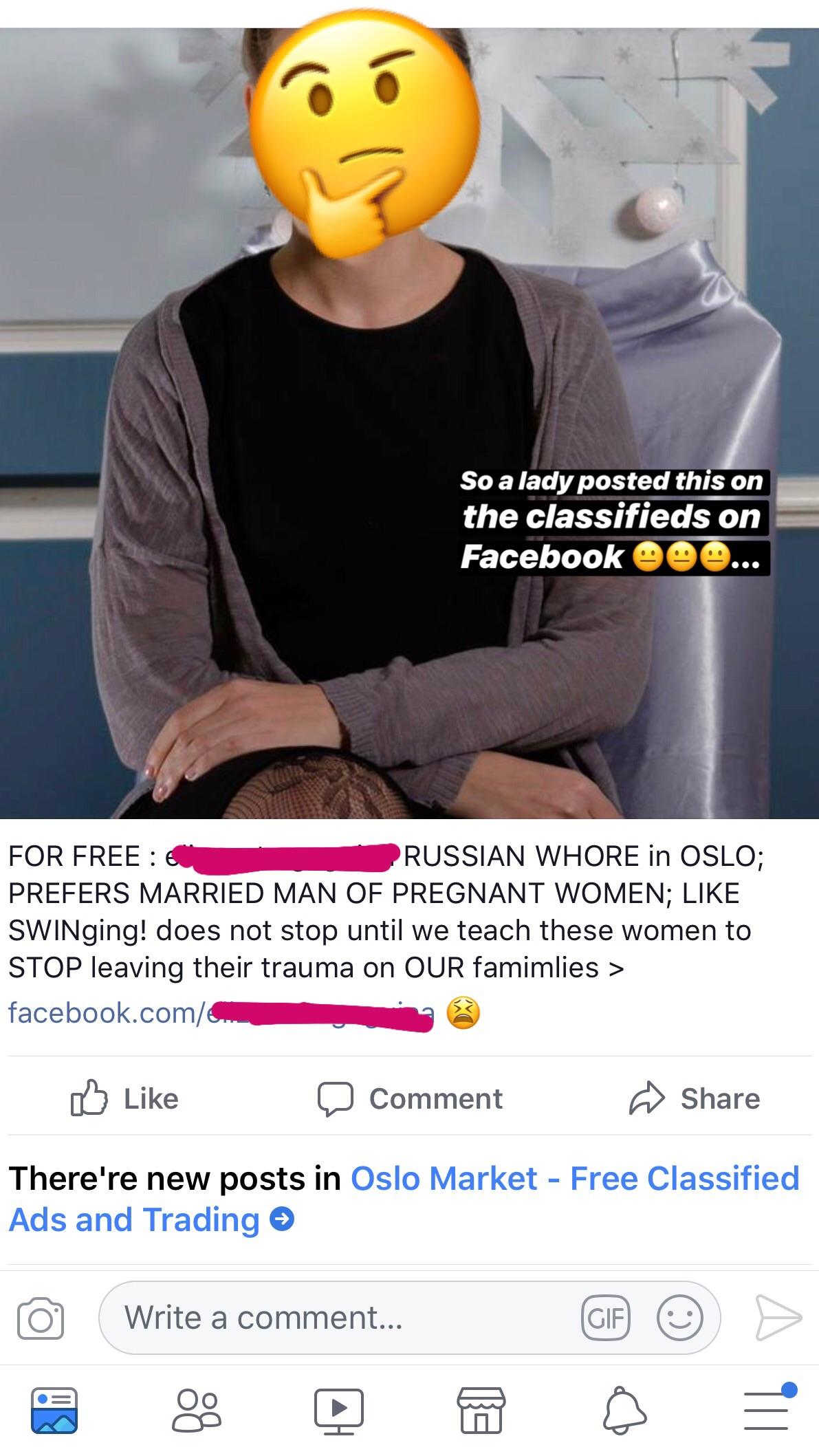 On Classifieds Facebook Group.... a jilted pregnant wife... | Scrolller