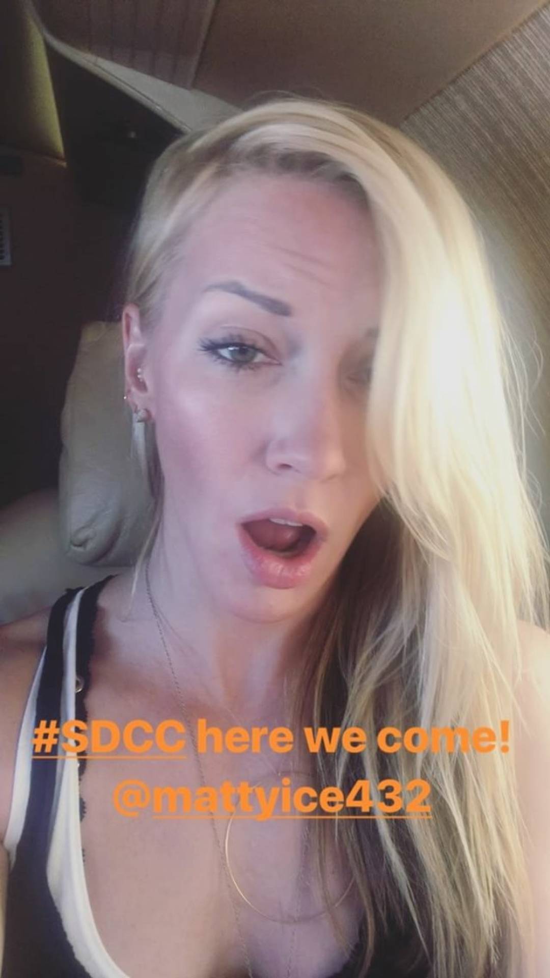 On her way to SDCC (from her Instagram) | Scrolller