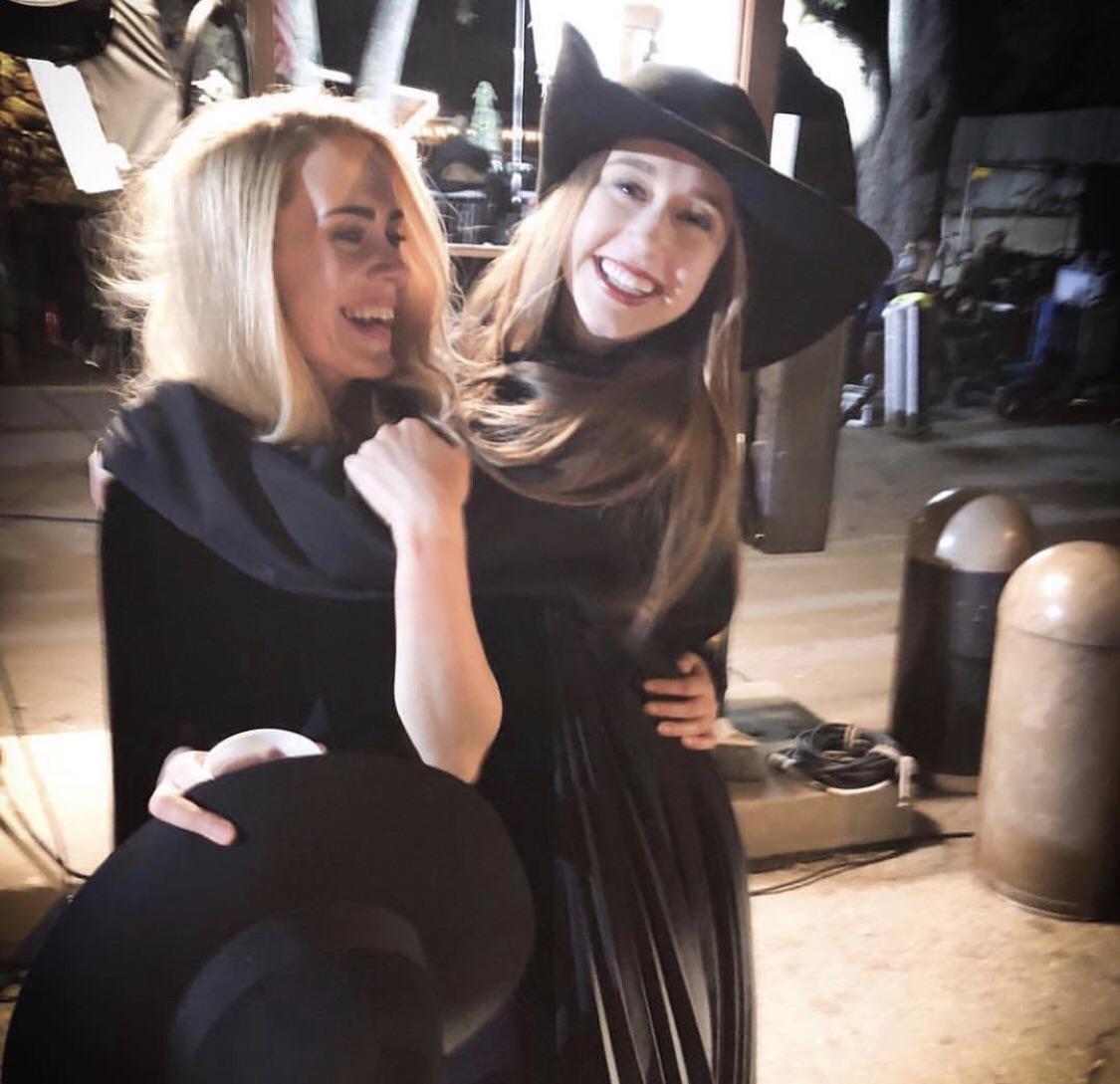 On set of AHS | Scrolller