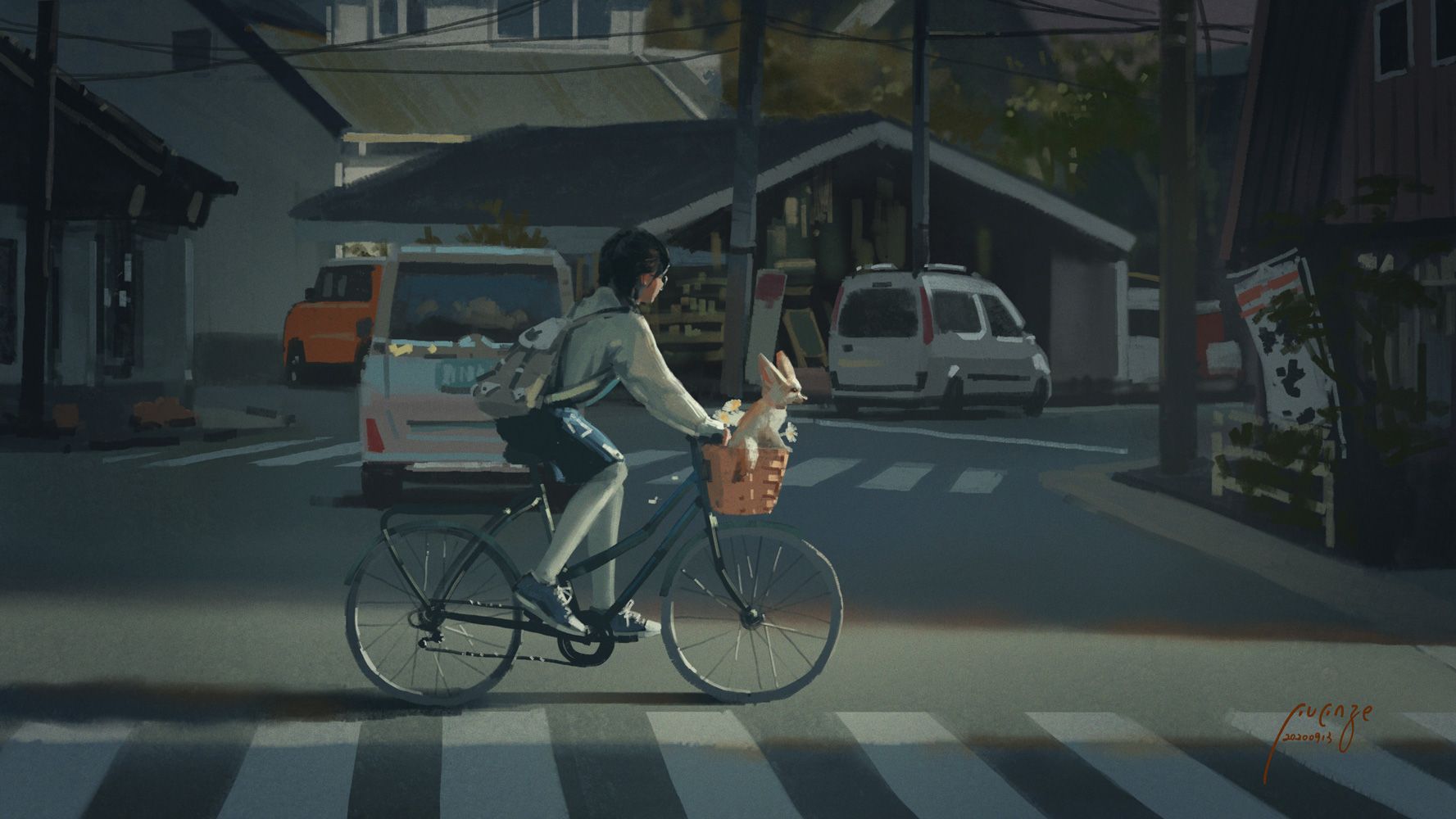 One day in February, I went out to play with Haru-chan. [by 小半杯奶] | Scrolller