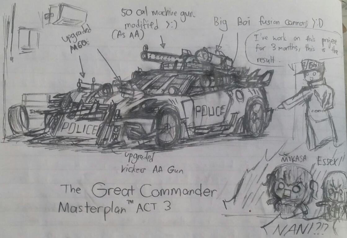 One more thing. Here's the Commander Masterplan ™ Act 3. | Scrolller