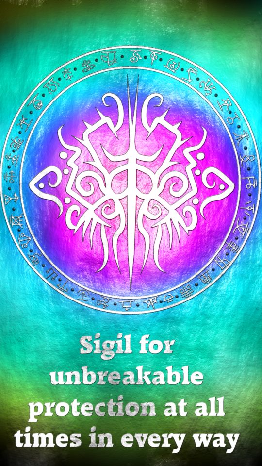 One of my sigils for protection | Scrolller