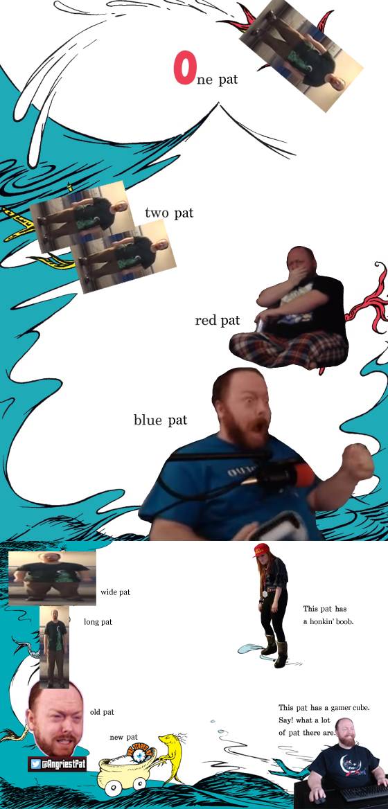 One Pat Two Pat Red Pat Blue Pat | Scrolller