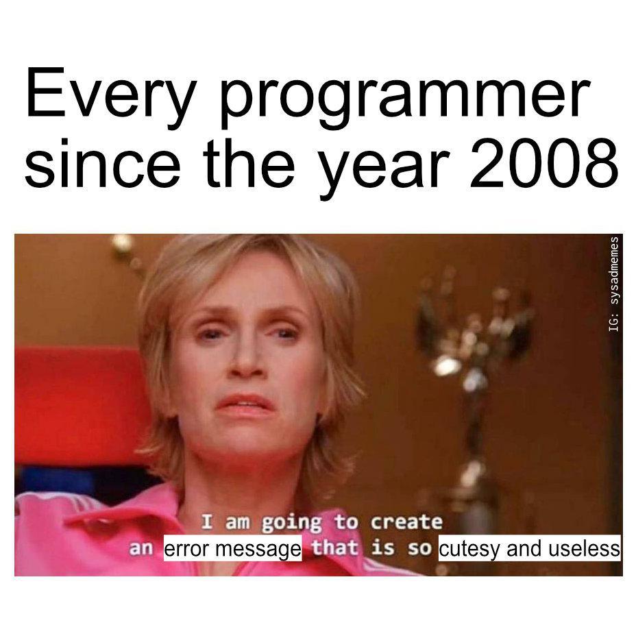 Oopsy woopsy, the pwogwam cwashed UwU | Scrolller