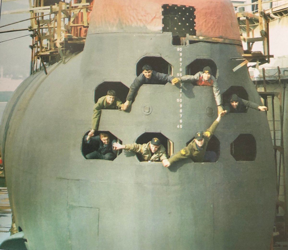 Open torpedo tubes on Type 209/1200 submarine, Turkish Navy [1200×1044] | Scrolller