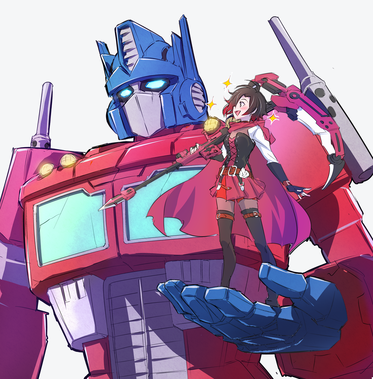 Optimus Prime meets Ruby Rose | Scrolller