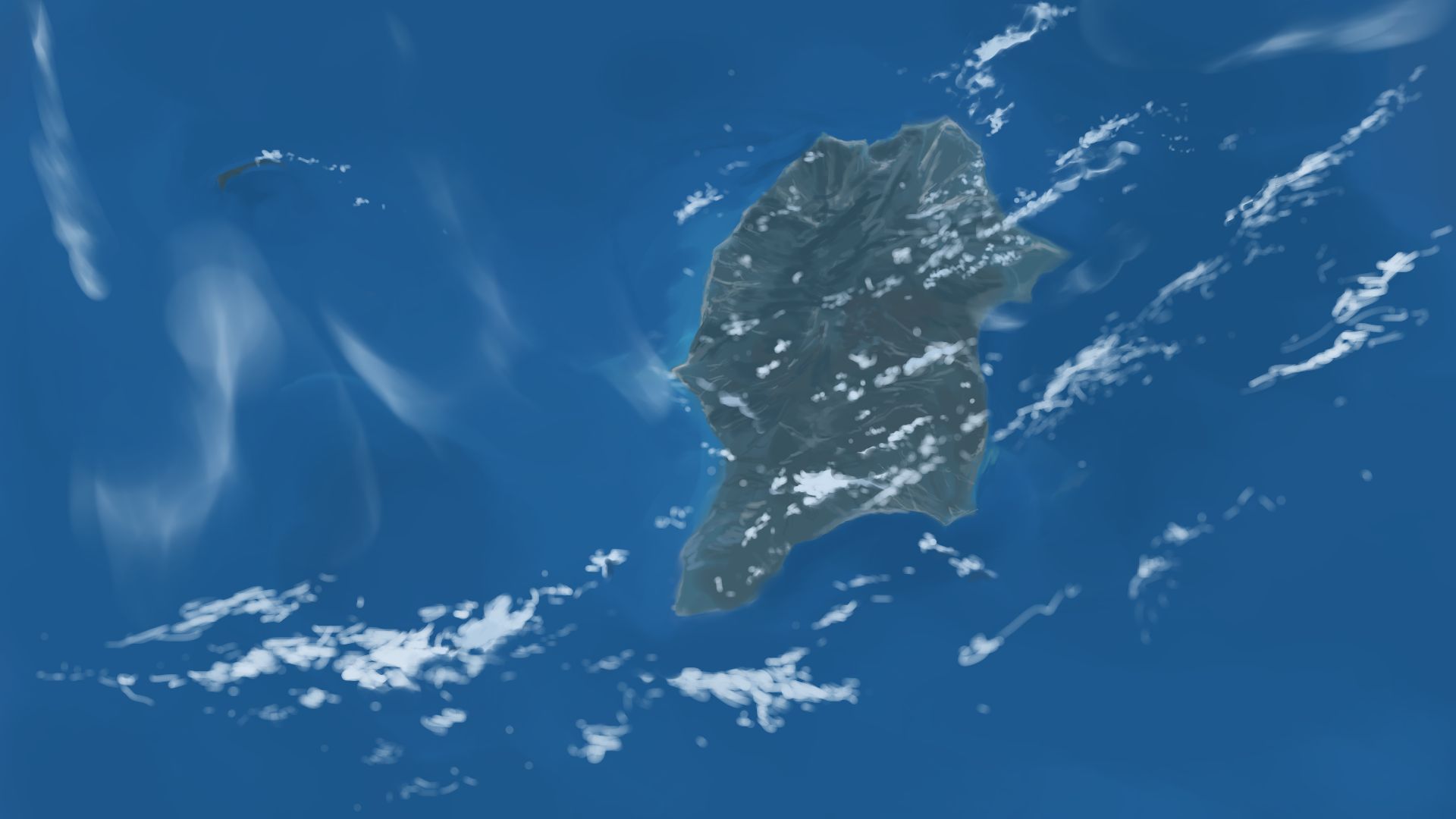 Orbital View, a practice painting | Scrolller