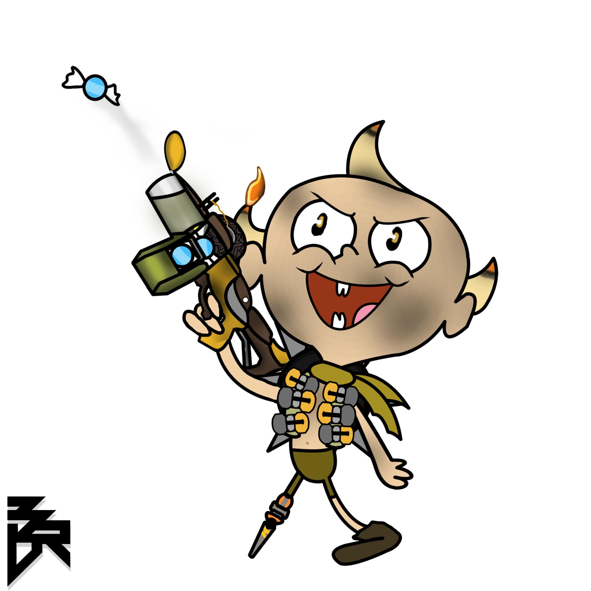 [Original] Flapjack + Junkrat OW fanart | Scrolller
