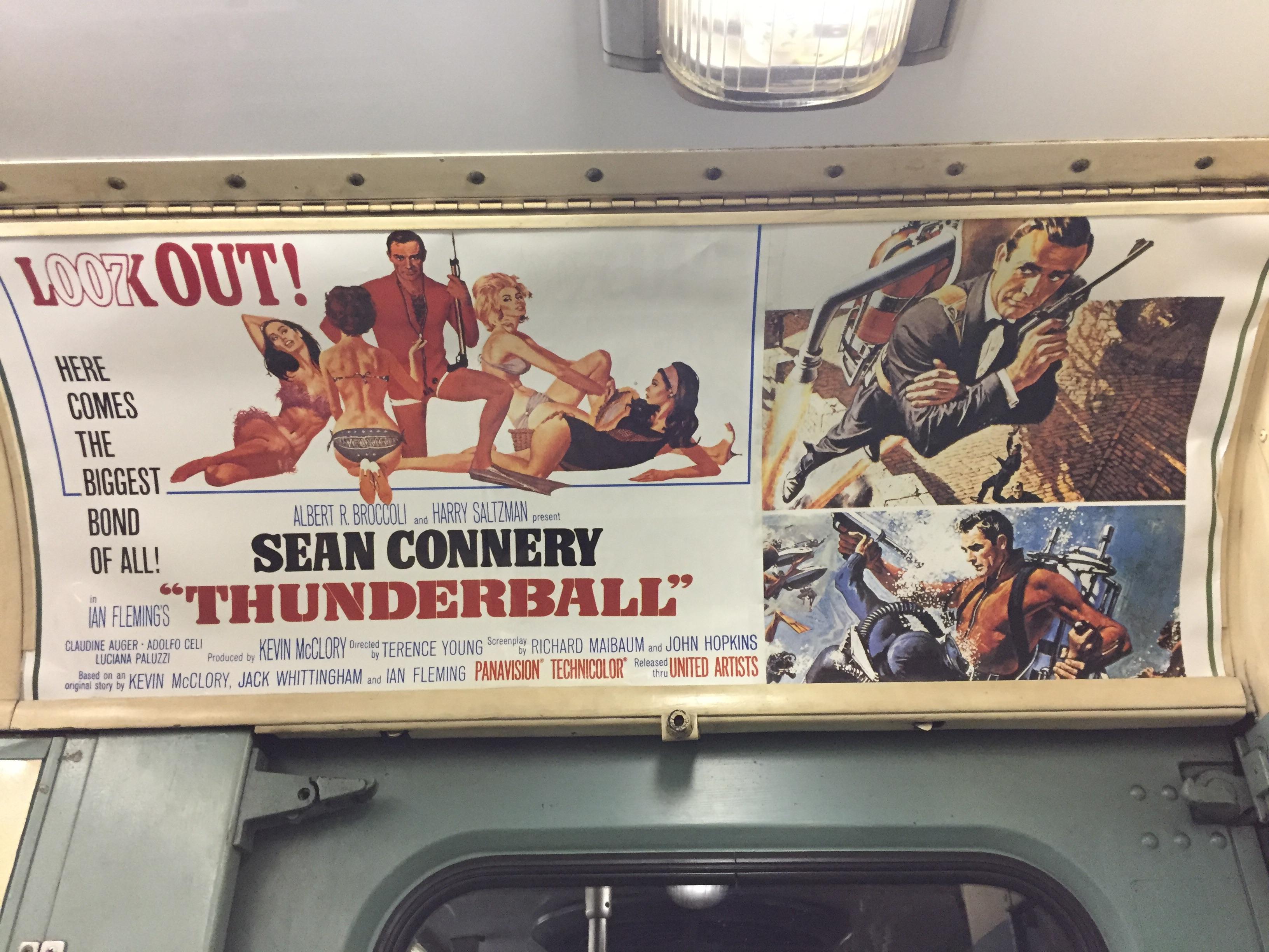 Original Thunderball NYC subway ad | Scrolller