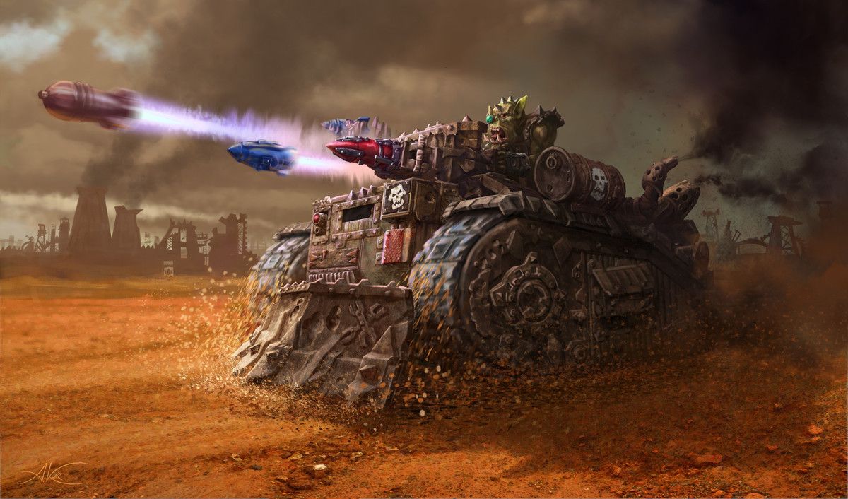 Ork sturmtankiette by Aleksander Karcz | Scrolller