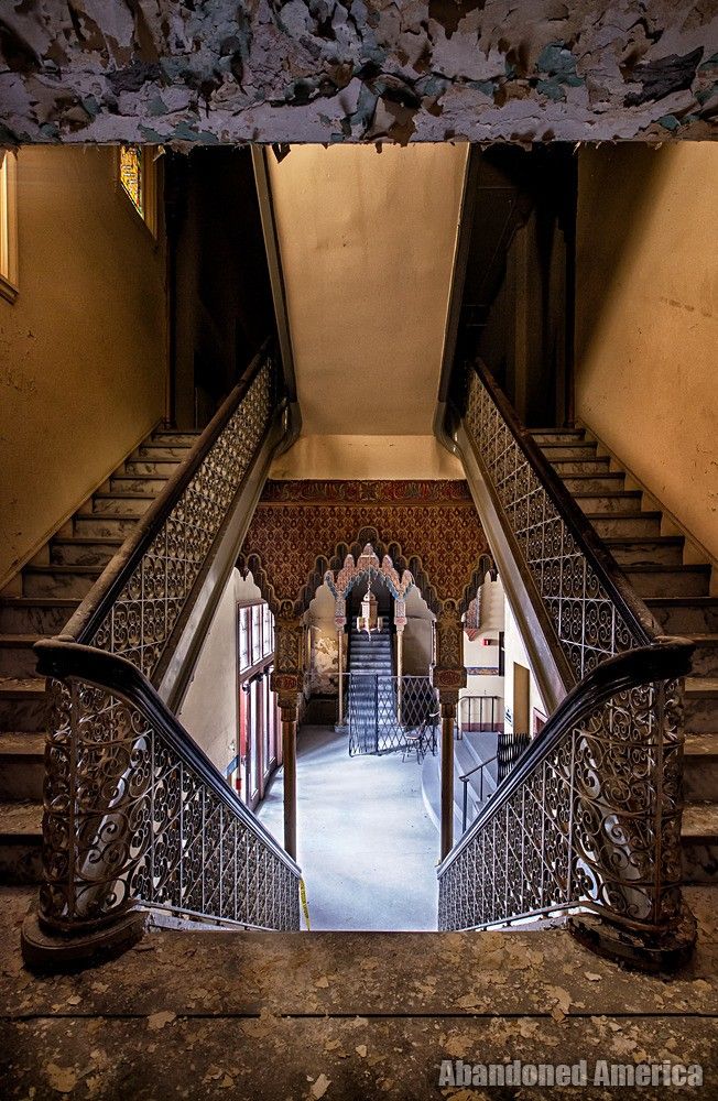 Stairway landing at abandoned temple [OC] [652x1000] | Scrolller