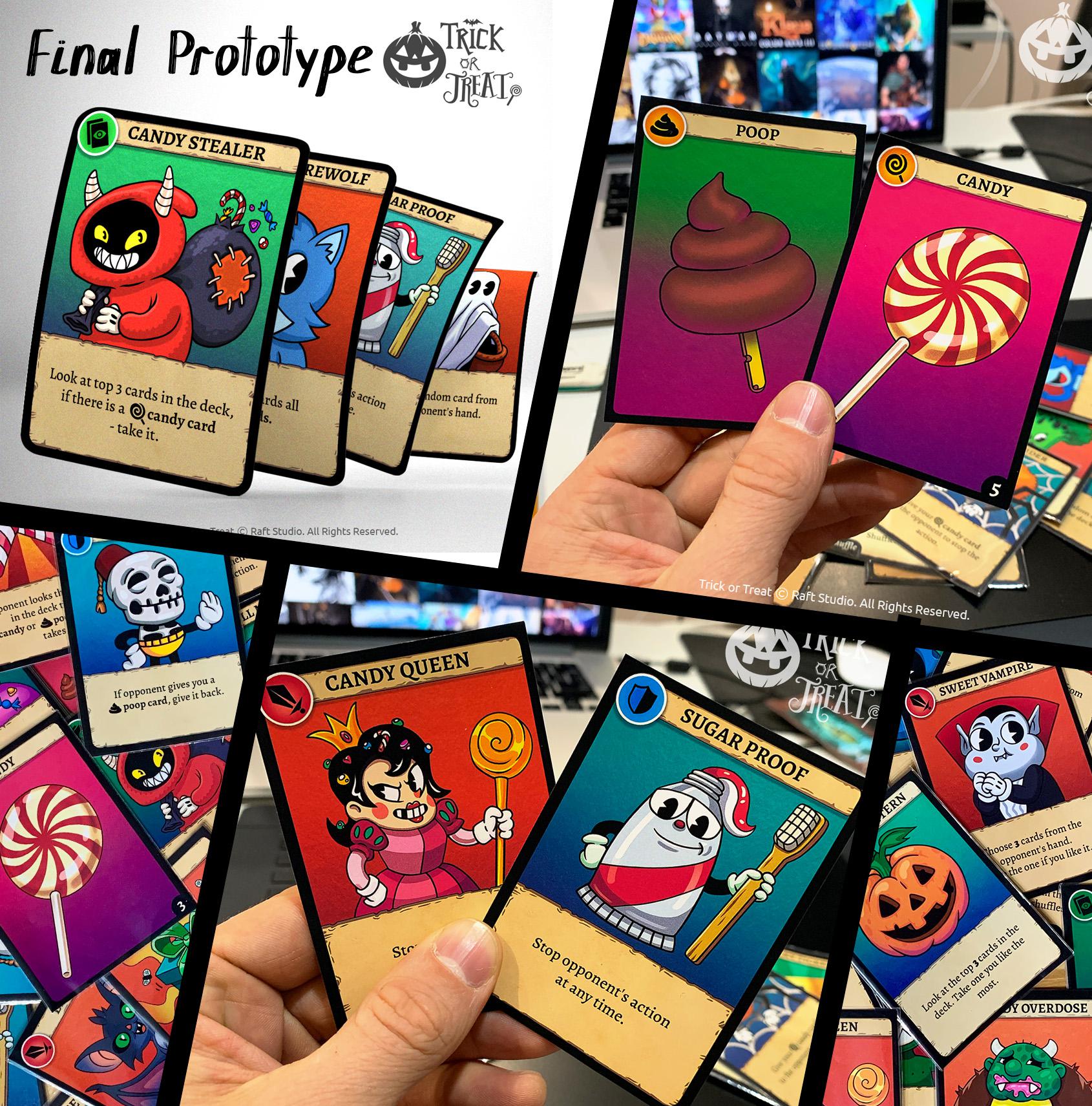 Our Card game. Final color prototype | Scrolller