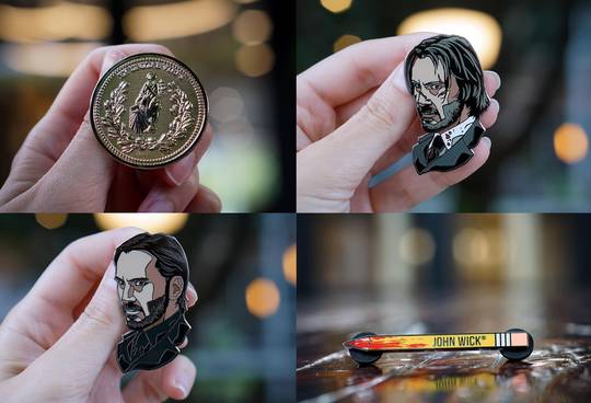 Our officially licensed John Wick pins are now shipping! Exclusive promo code for Reddit members ...