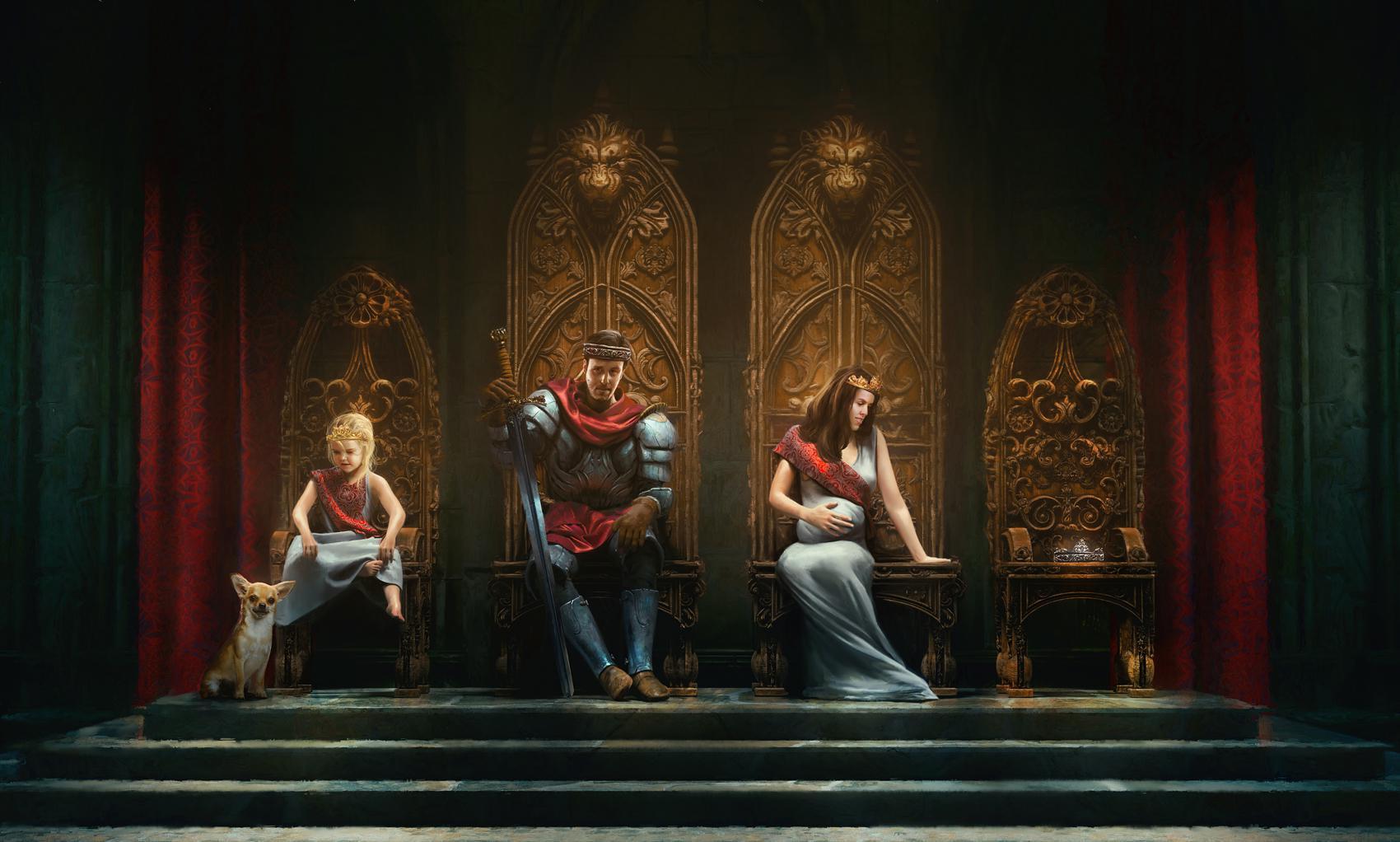 Our Very Fantasy Baby Announcement! Name ideas for the prince? | Scrolller