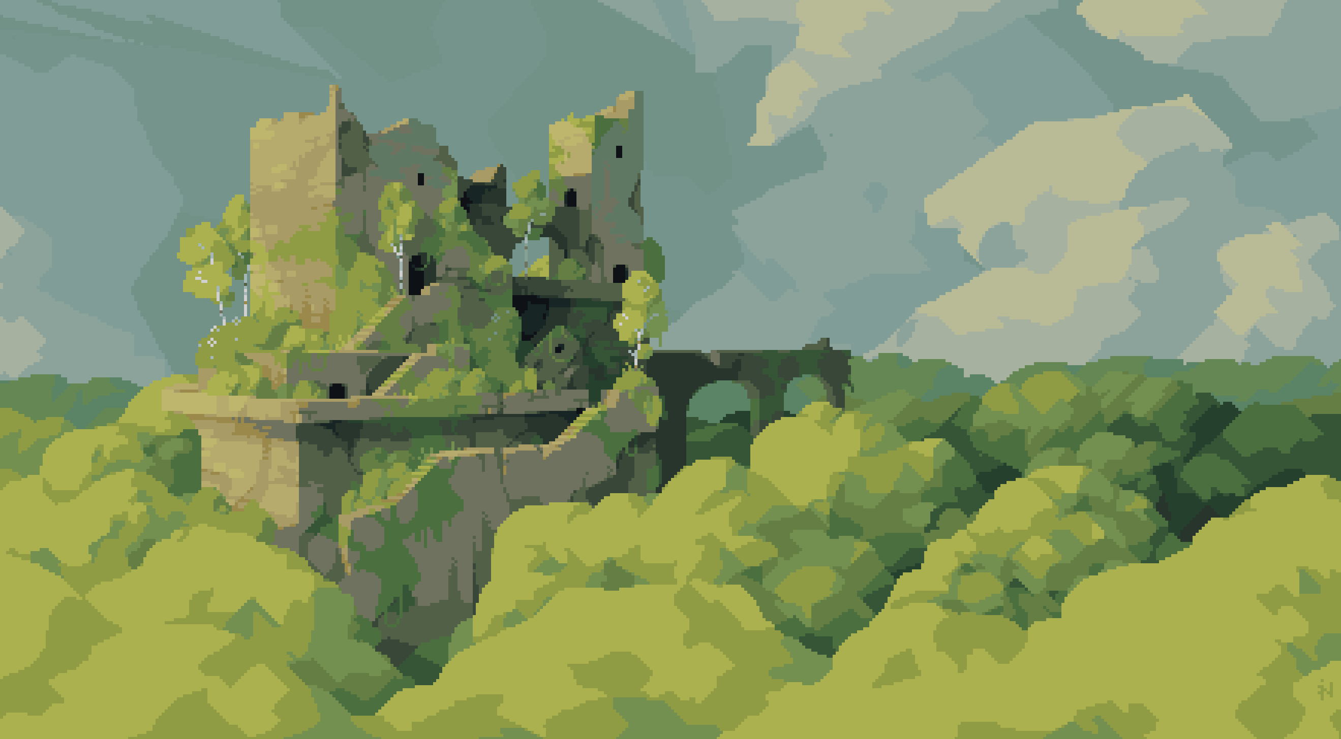 Overgrown ruins | Scrolller