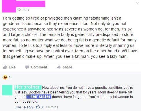 Overweight girl called out by her brother for claiming a genetic condition for her size | Scrolller