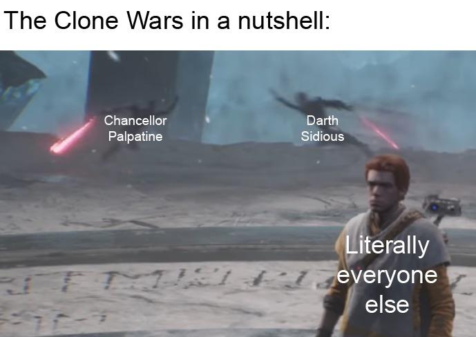 Palpatine and Sidious were the real puppet masters of the clone wars | Scrolller