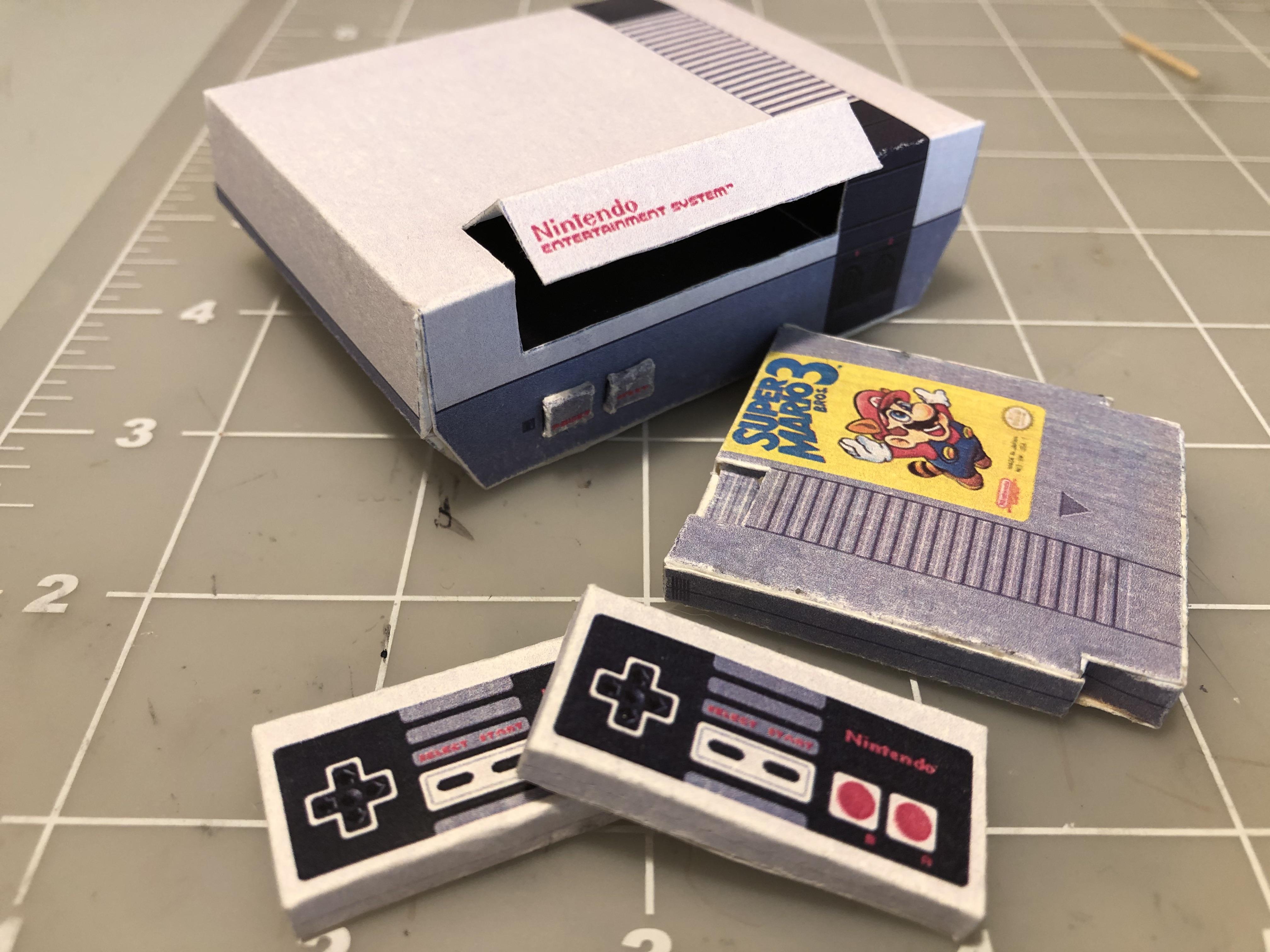 Papercraft NES | Scrolller
