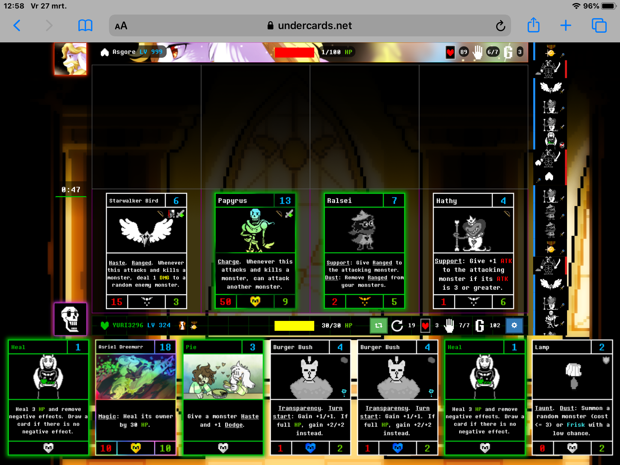 Papyrus is ready to use his special attack | Scrolller