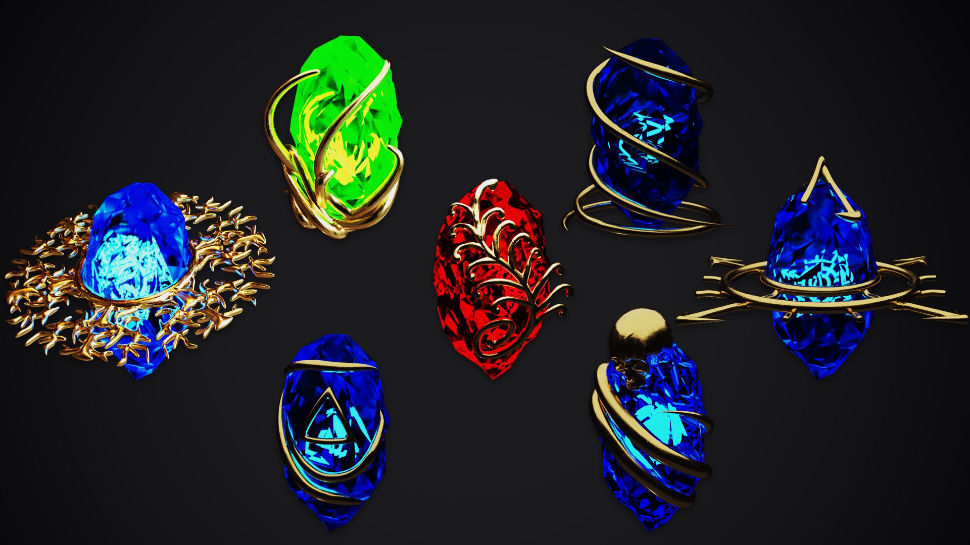 Part VI: Finished First Set of Gems | Scrolller