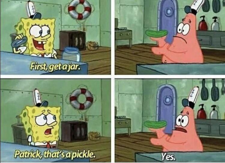 Patrick knows what’s up | Scrolller