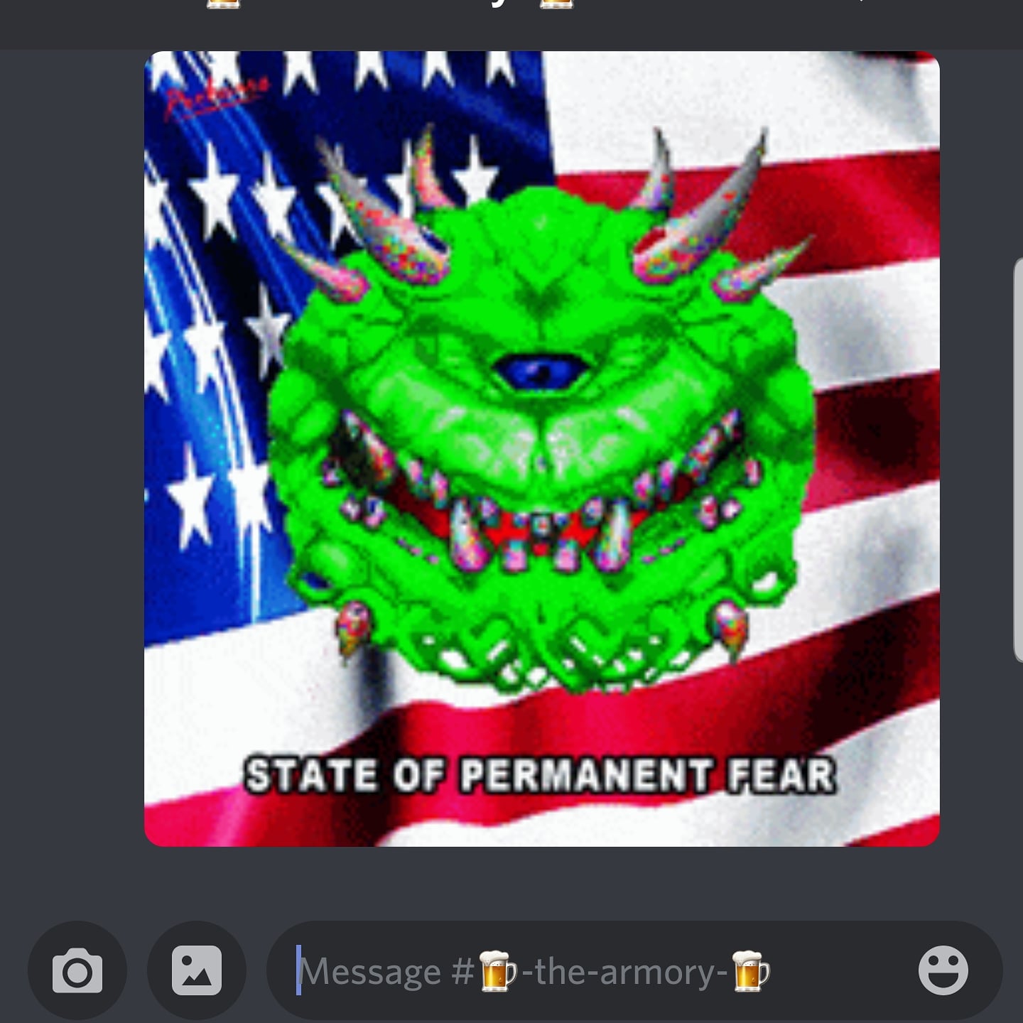 Patriotic Cacodemon Scrolller