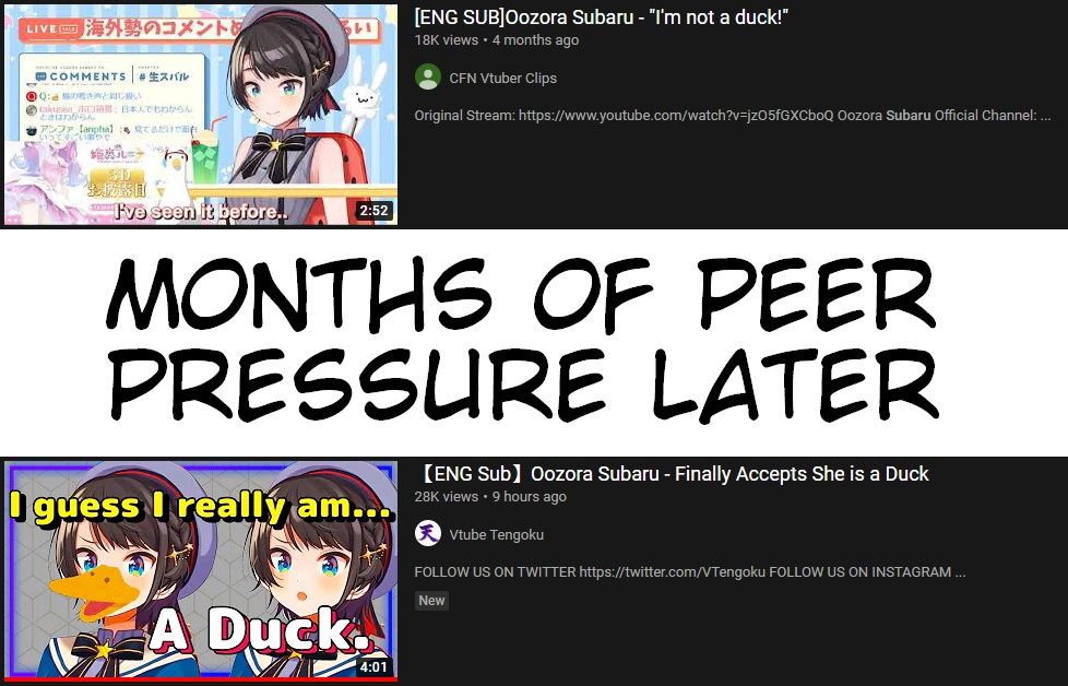 Peer pressure is the best! | Scrolller