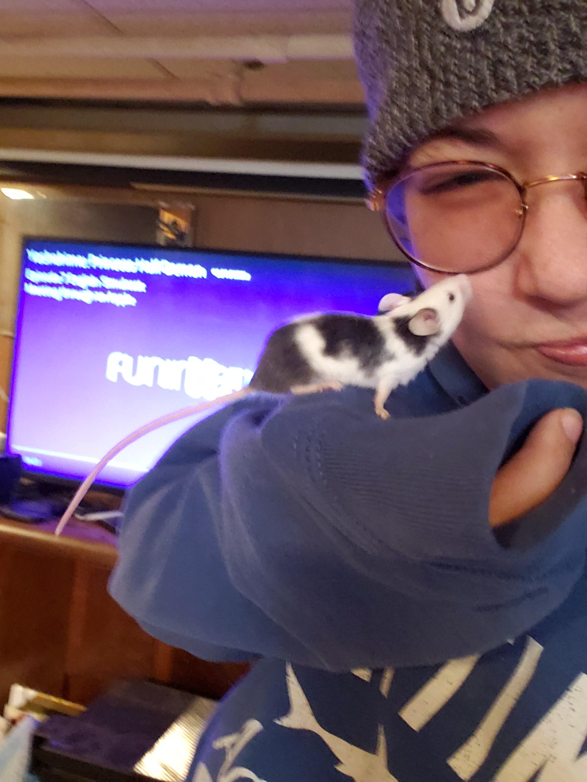 Penny and I. I almost died from the cuteness of this photo! | Scrolller