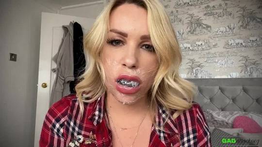 Penny Lee - Self Gag ( GagAttack.org ) | Scrolller