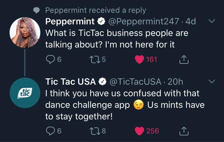 Peppermint finally gets an answer | Scrolller