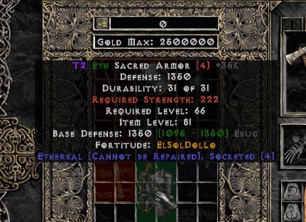 Perfect Ebug sacred Armor FT | Scrolller