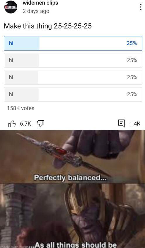 Perfectly balanced | Scrolller