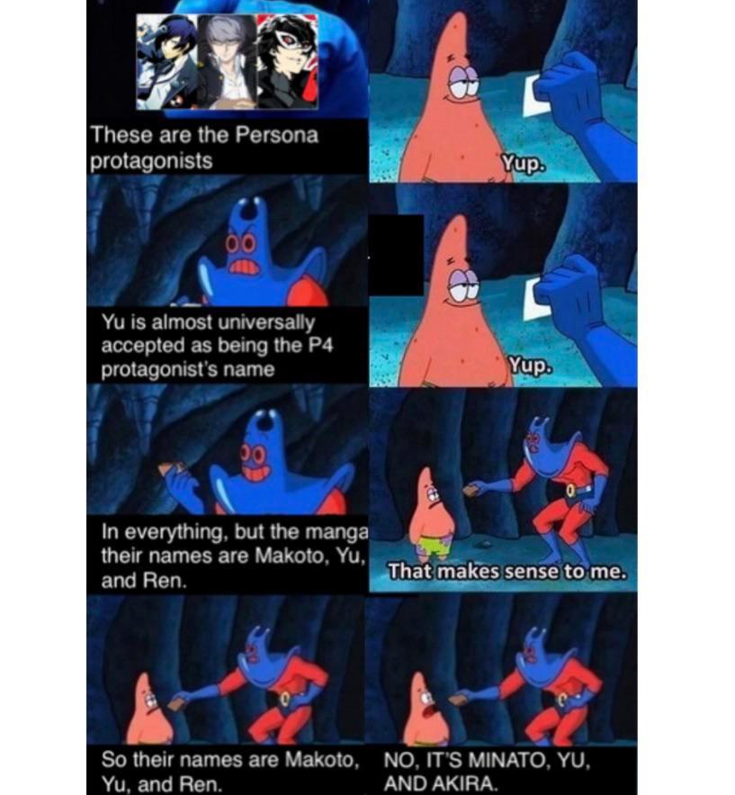 Persona names get confusing in this fandom | Scrolller