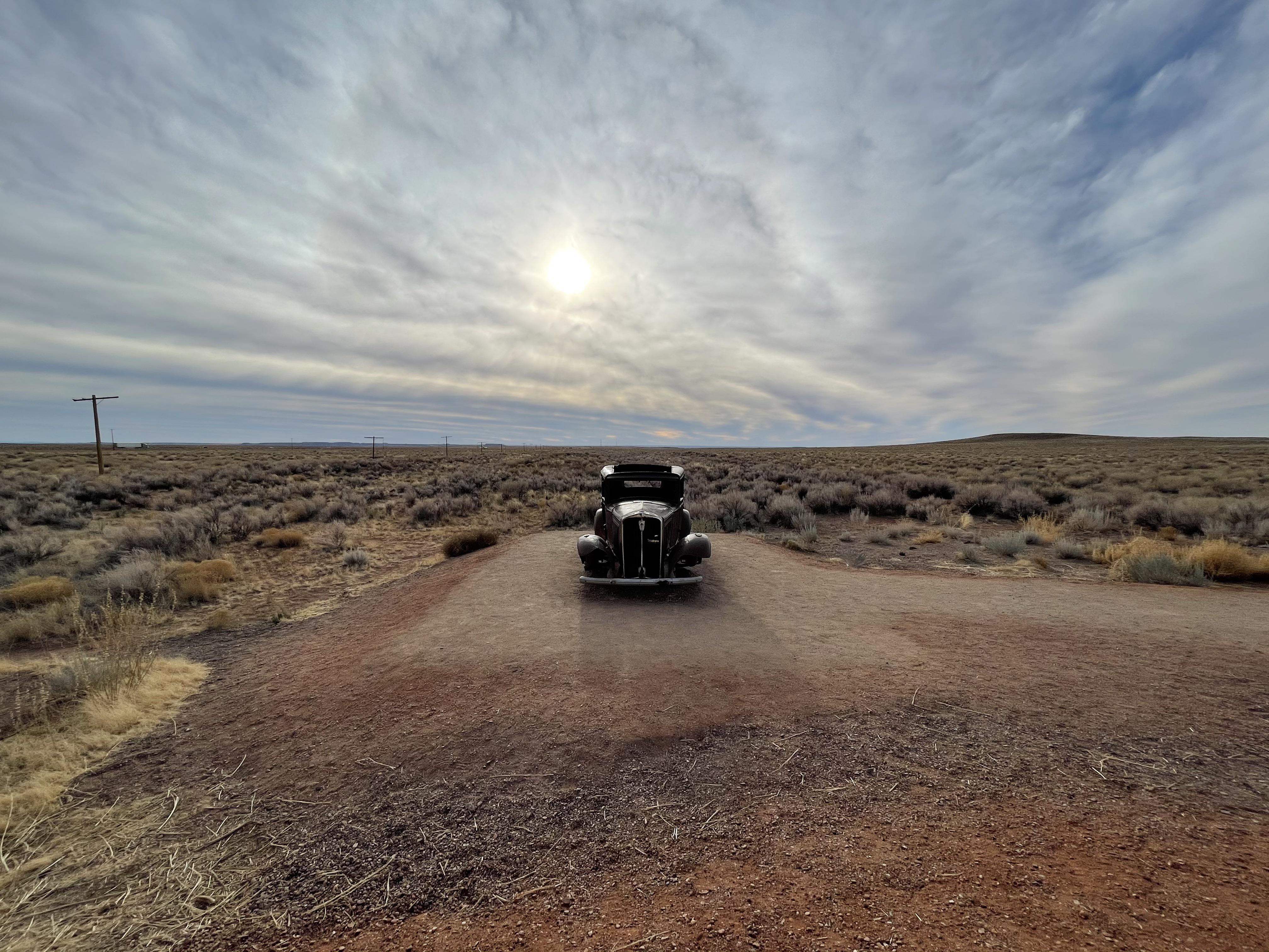 Petrified forest - Route 66, Teepees | Scrolller