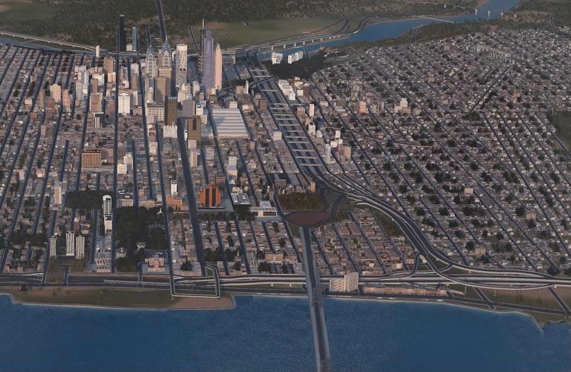 Philadelphia aerial view | Scrolller