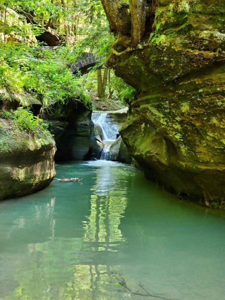 Photo my Fiancé took while at Hocking Hills in Ohio | Scrolller