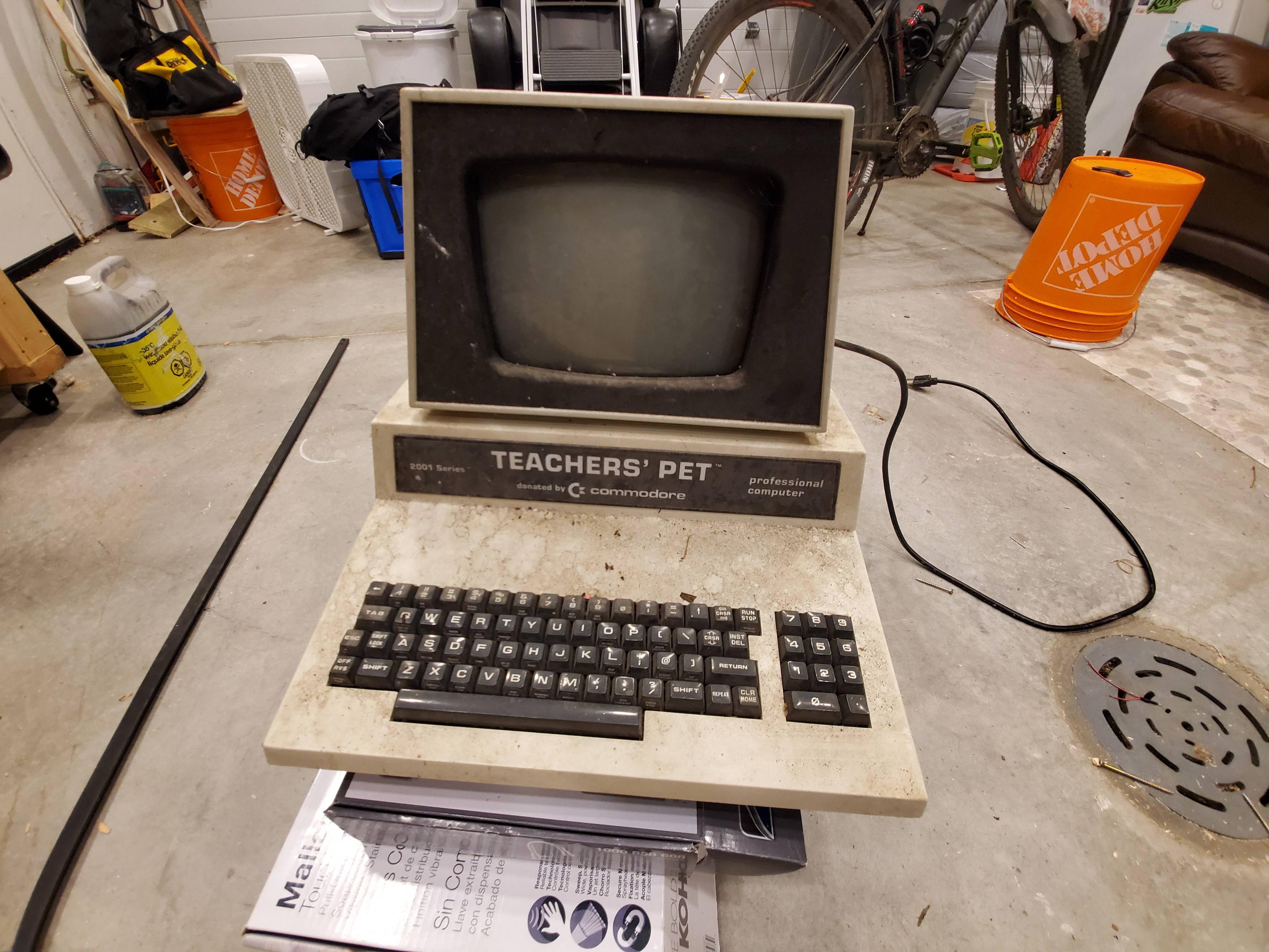 Picked this guy up today. Are these rare? Commodore Teacher's Pet 2001 Series | Scrolller