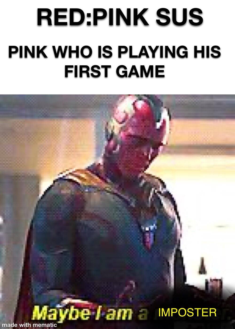 Pink sus tbh | Scrolller