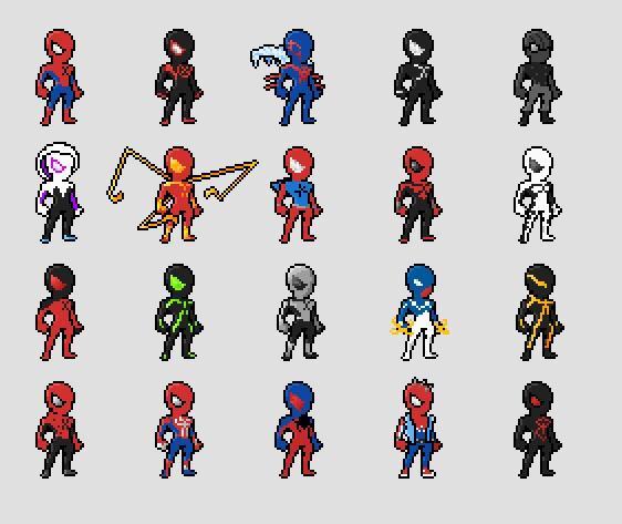 Pixel Spider - Men | Scrolller