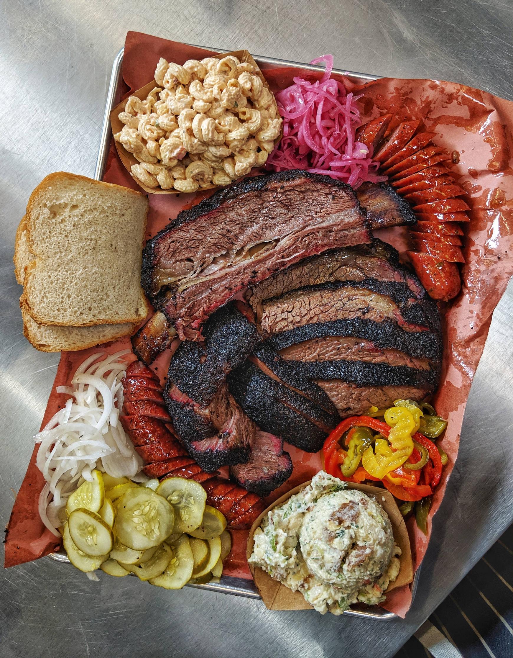 Platter of Texas Barbecue | Scrolller