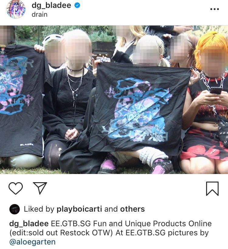 Playboi Carti showing love to Bladee | Scrolller